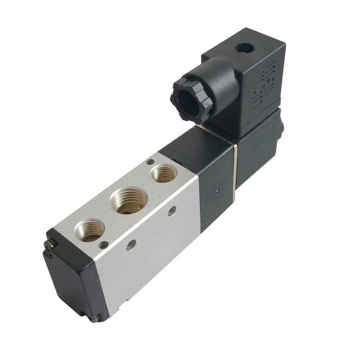 Válvula Solenóide/Mola 1/4 5/2 Vias 110 VCA Modelo VSMO1452 Cód. 461035